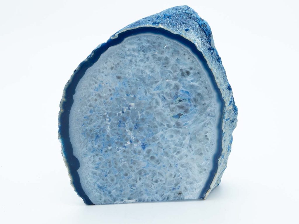Blue Freestanding Agate Slab | The Ore Cart Rock Shop