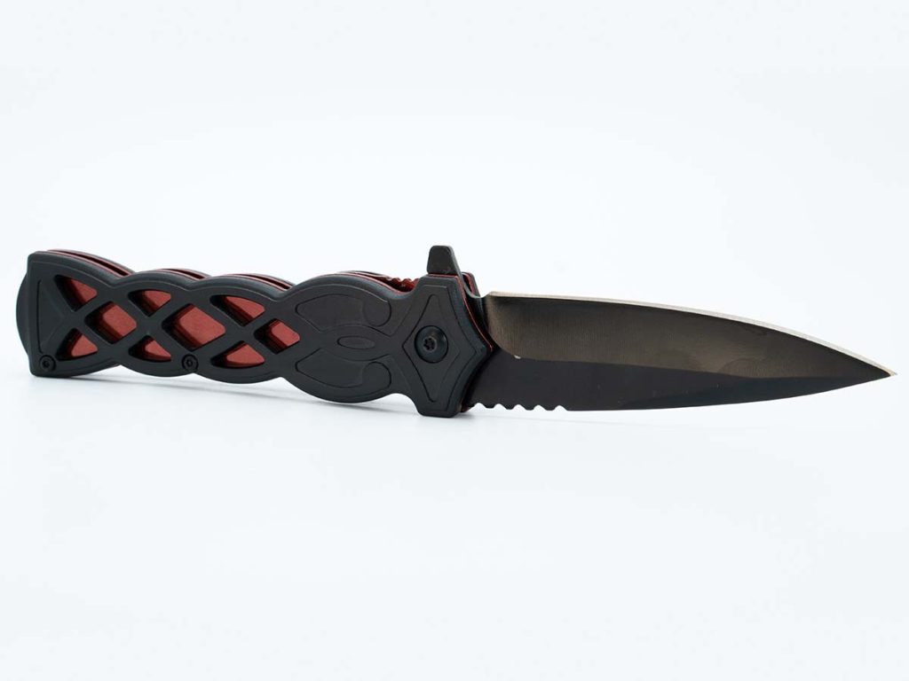 Rite Edge Black and Red Pocket Knife | The Ore Cart Rock Shop