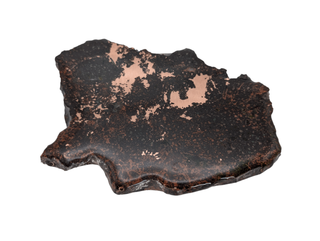 Polished Copper Slice | The Ore Cart Rock Shop