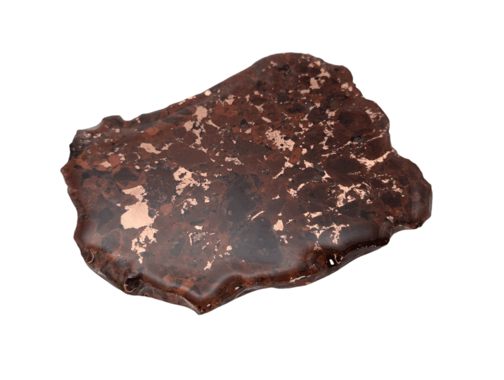 Polished Copper Slice | The Ore Cart Rock Shop